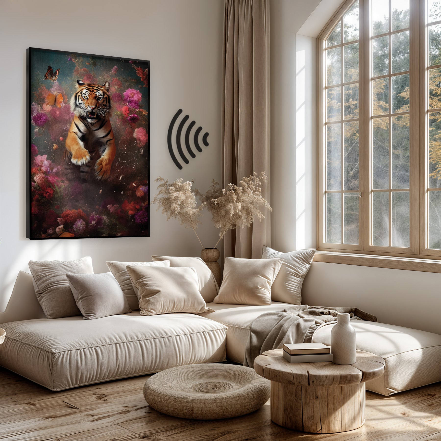 Leaping Tiger · Akoestisch paneel – House of Posters