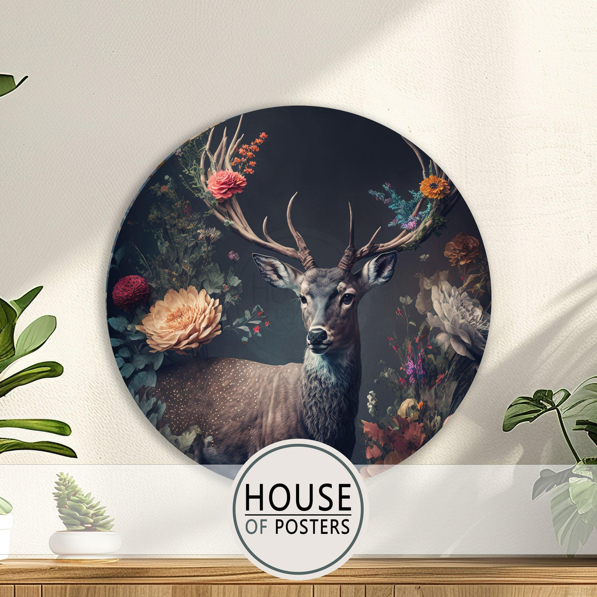 Deer | Muurcirkel – House of Posters