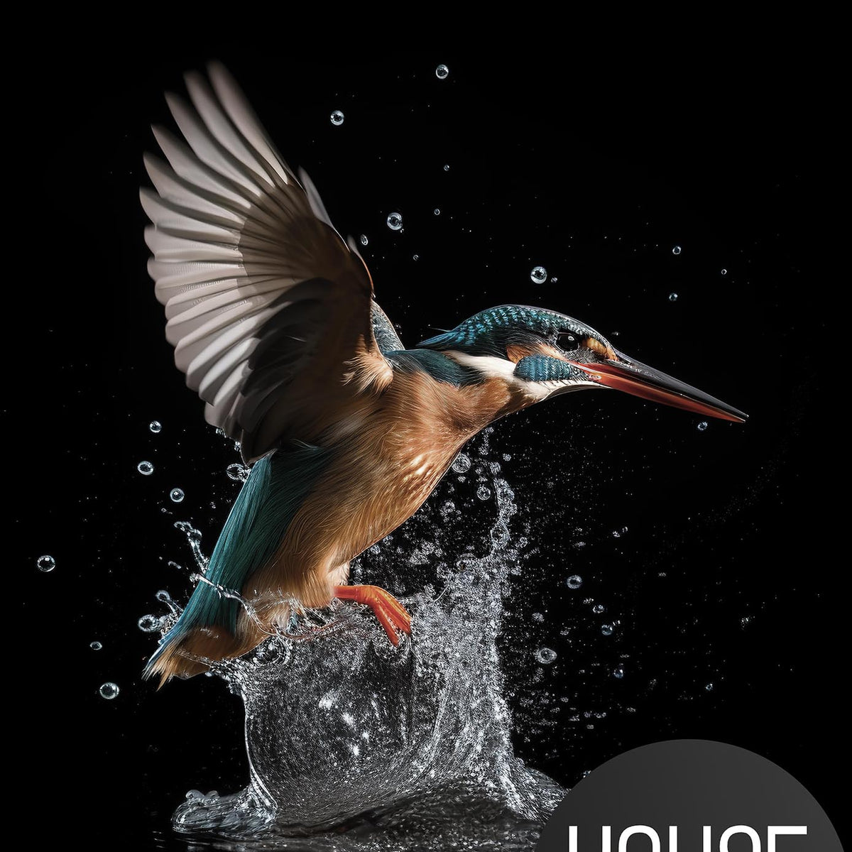 Kingfisher 3 | Poster staand – House of Posters
