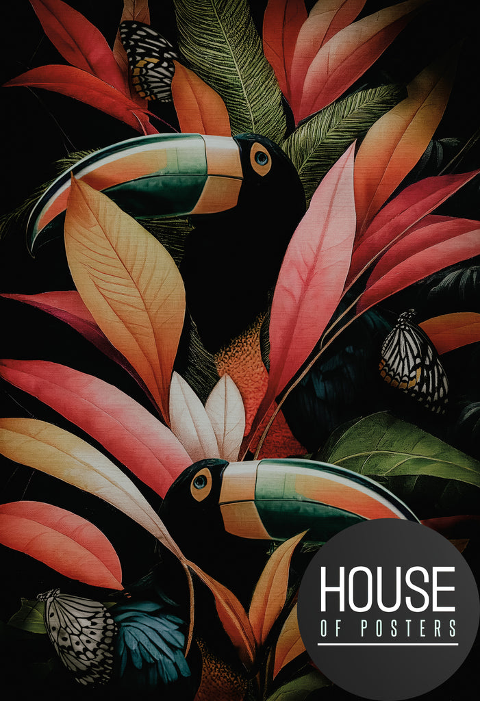 Jungle Toucans | Staand – House of Posters